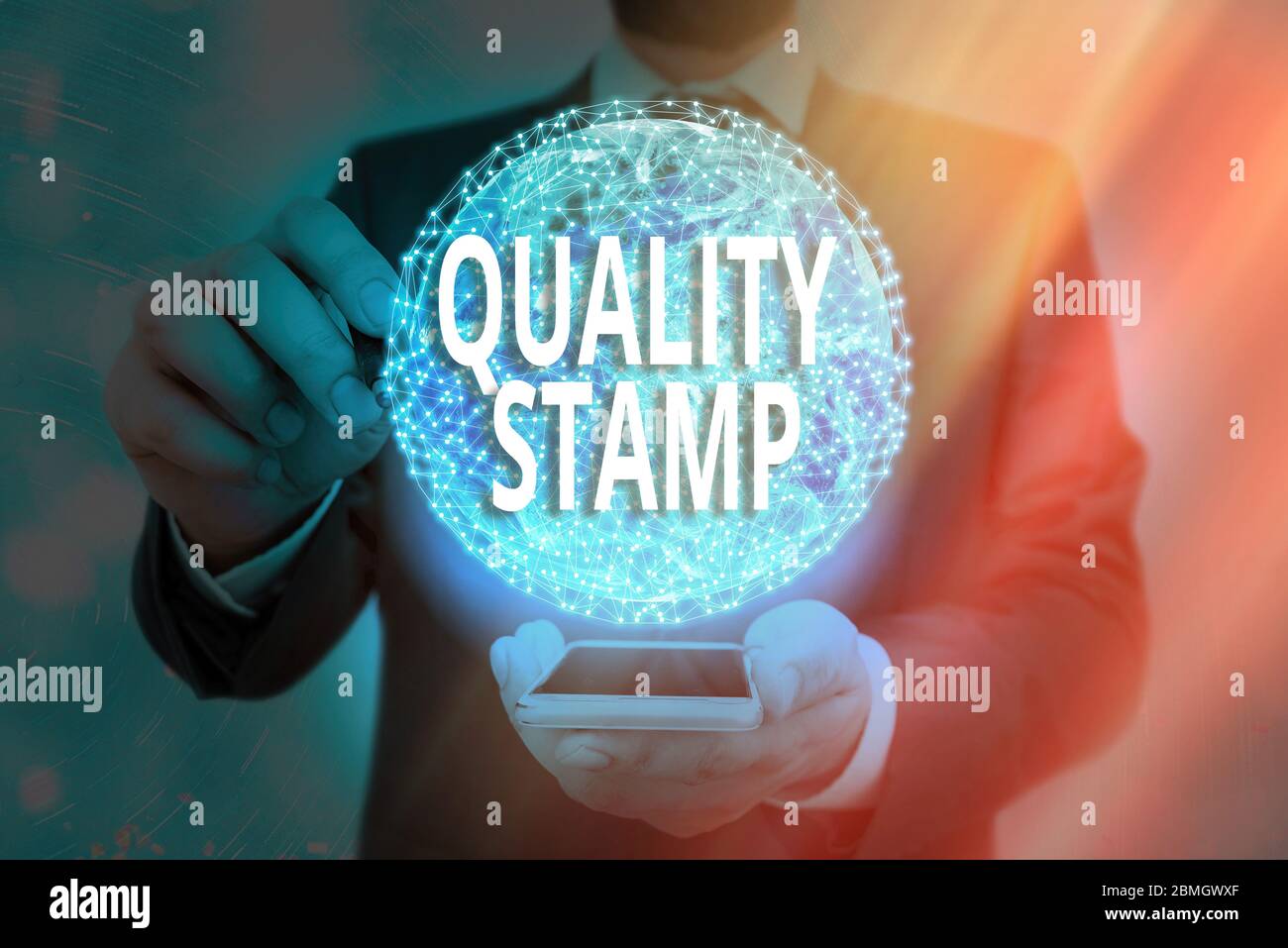 Handwriting text writing Quality Stamp. Conceptual photo Seal of ...
