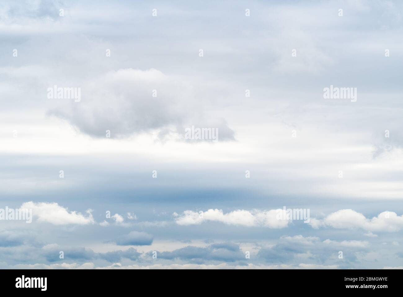 natural background - spring sky with gray clouds on overcast day Stock ...