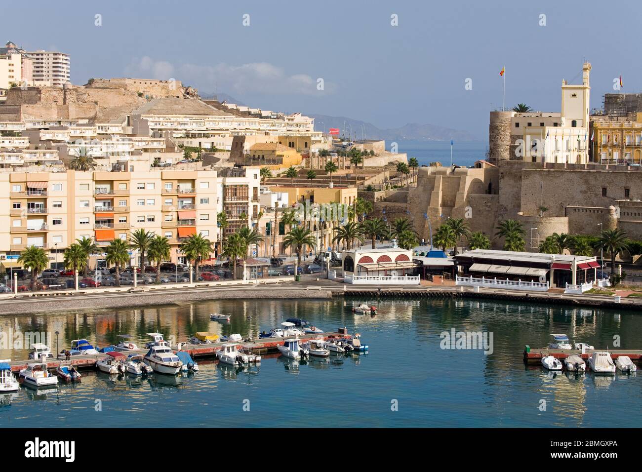 Harbor area in Port of Melilla,Spanish Morocco,Spain Stock Photo - Alamy