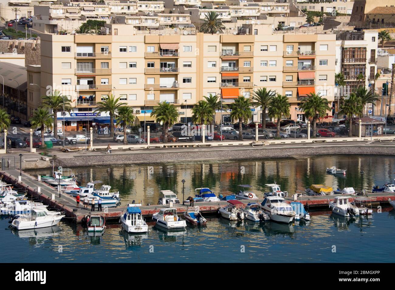 Harbor area in Port of Melilla,Spanish Morocco,Spain Stock Photo - Alamy