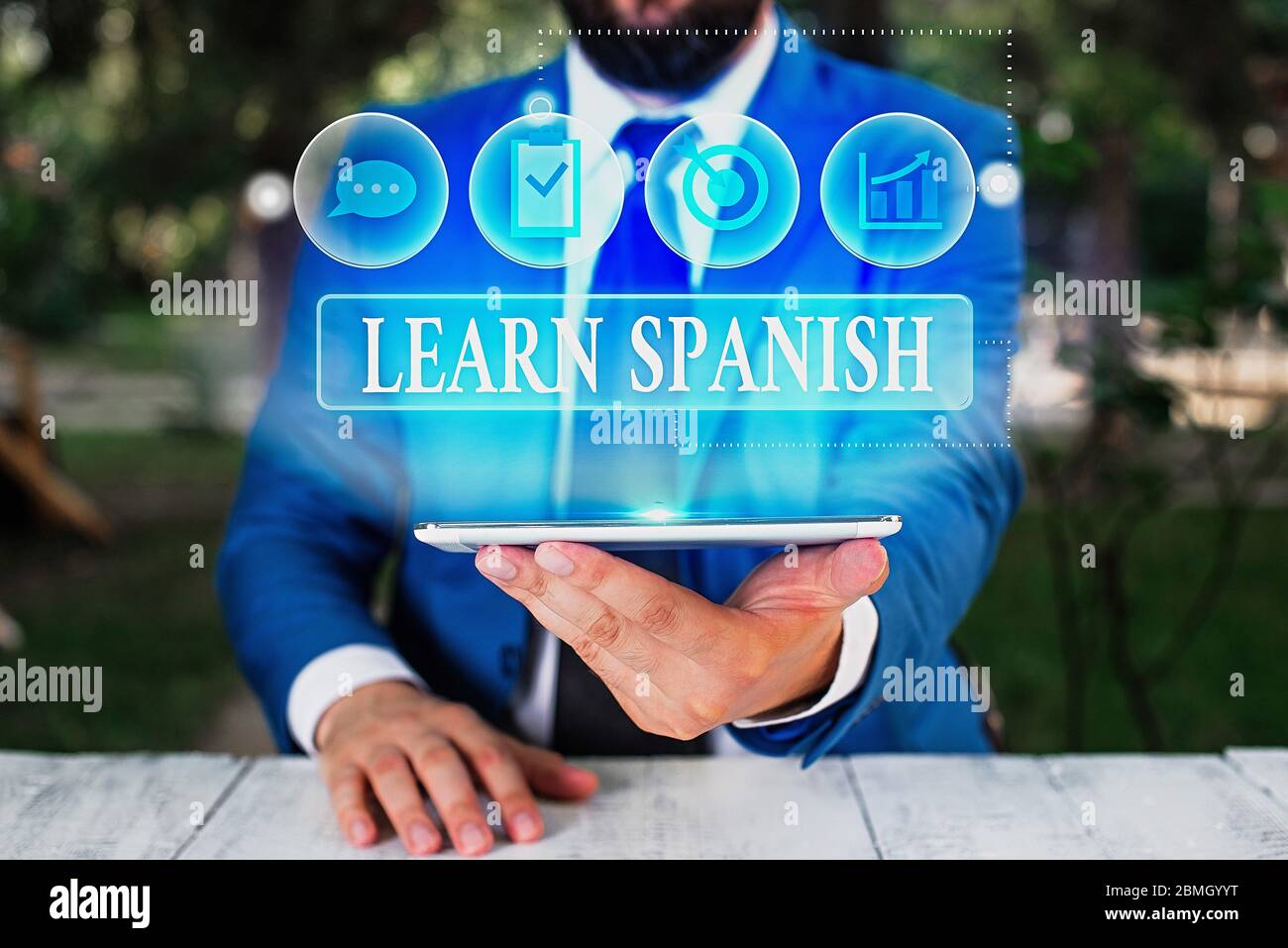 Handwriting text Learn Spanish. Conceptual photo Translation Language ...