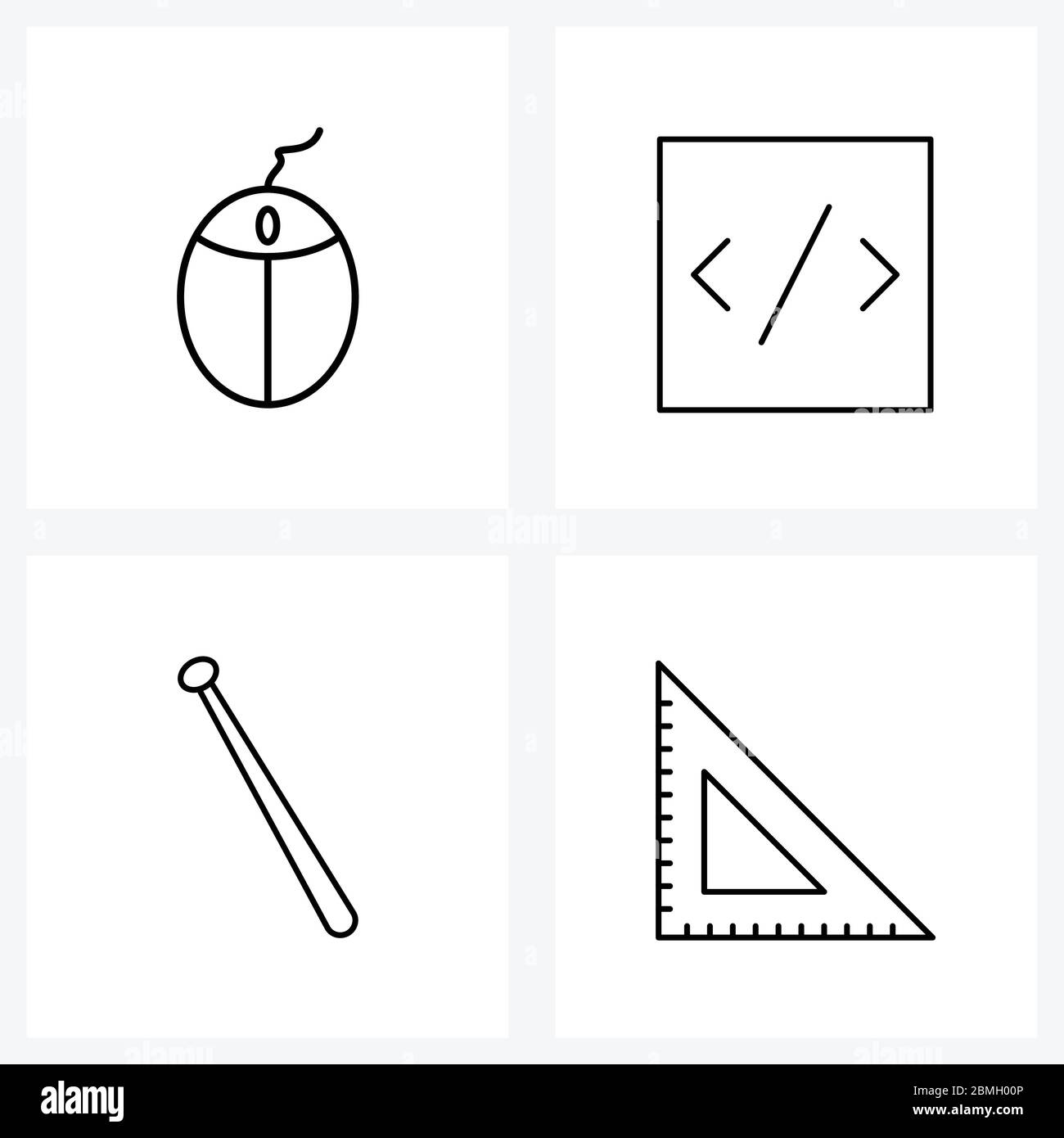 Mouse at the base Stock Vector Images - Alamy