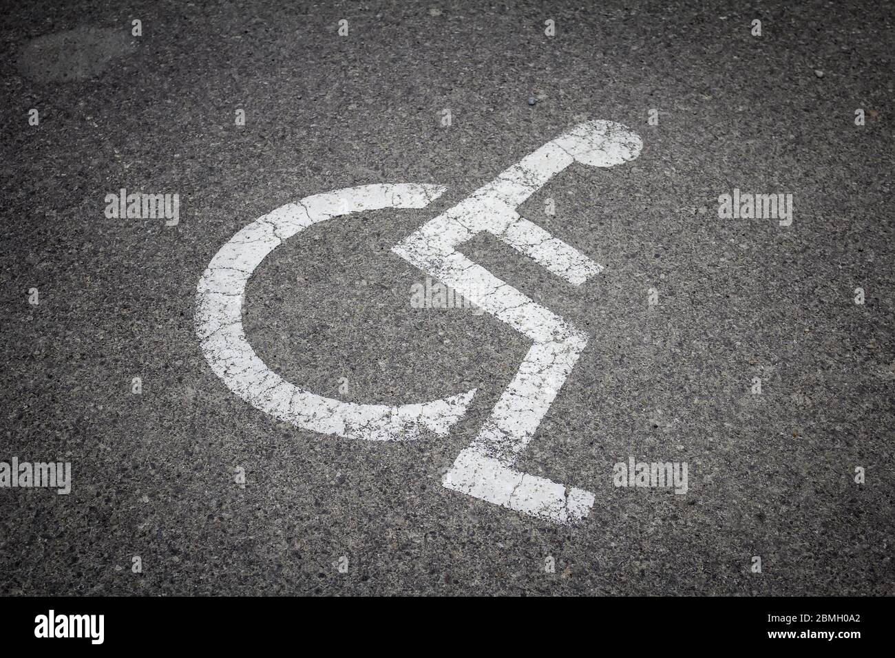 disabled parking symbol, vehicle and transport, accessibility Stock ...