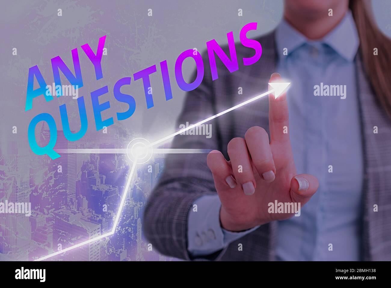 Text sign showing Any Questions. Business photo text Clueless Blank ...
