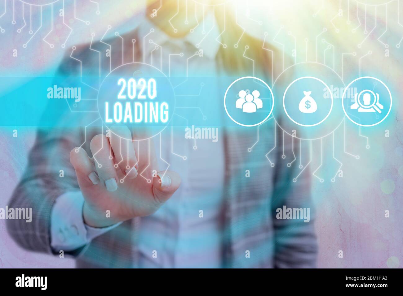 Handwriting Text Writing 2020 Loading Conceptual Photo Advertising The Upcoming Year