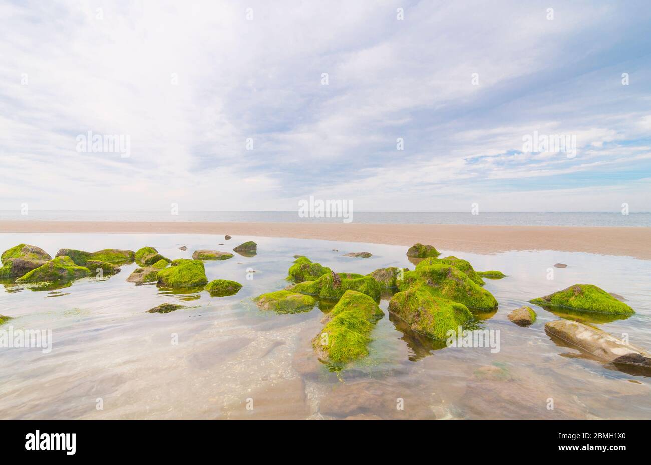 Rocks on the zeeland coast of the netherlands hi-res stock photography ...