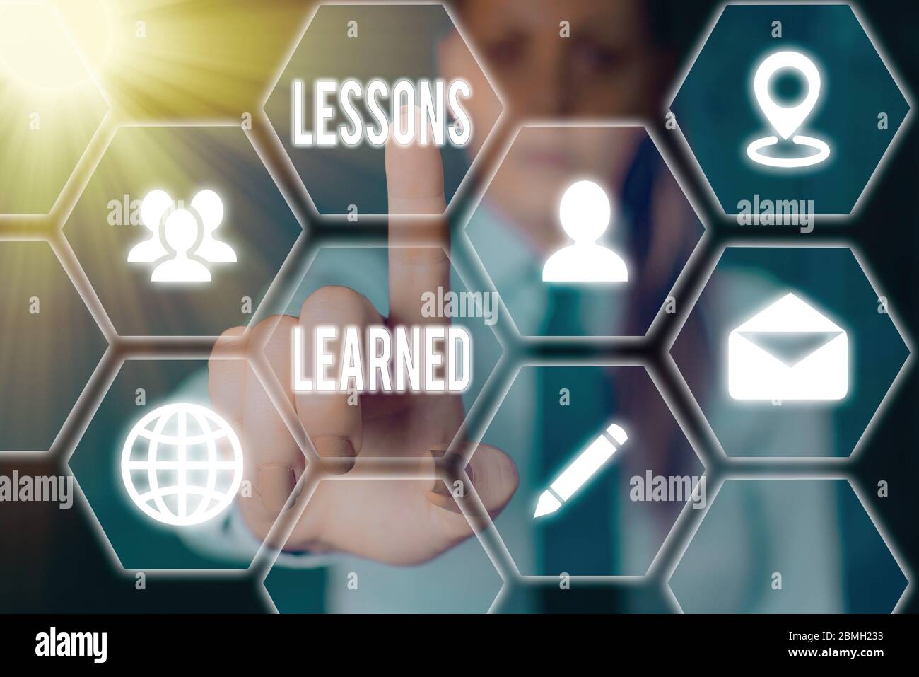 Conceptual hand writing showing Lessons Learned. Concept meaning ...