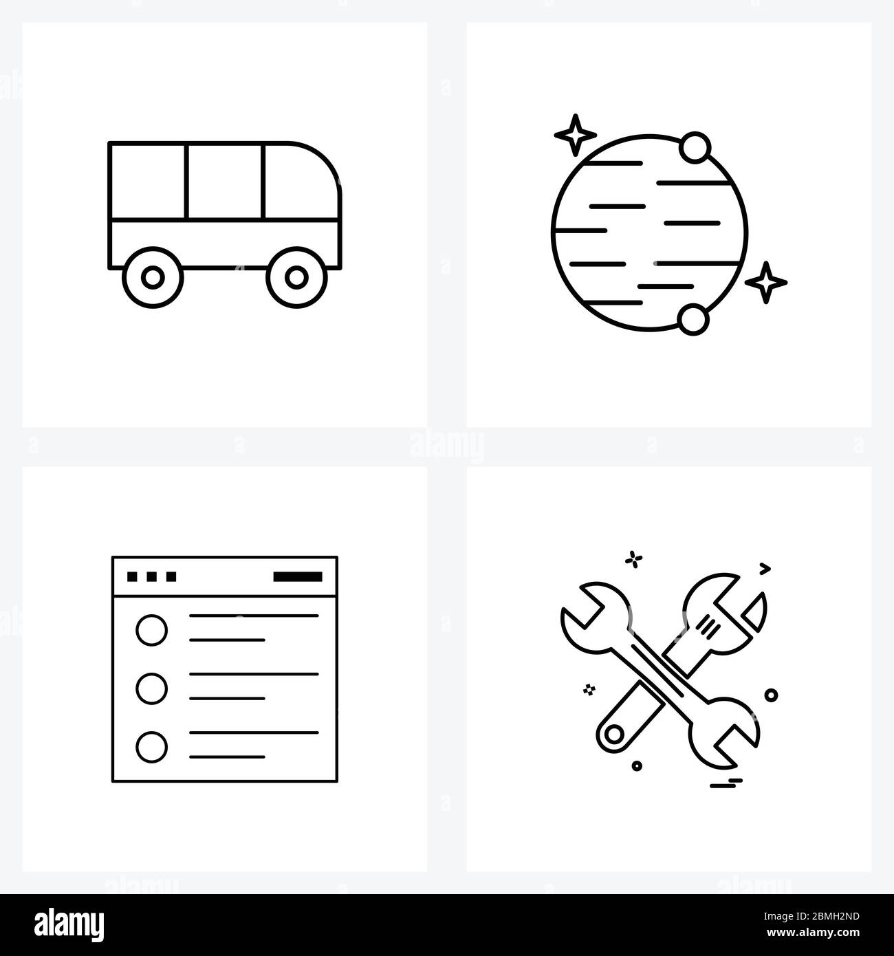 New bus system Stock Vector Images - Alamy