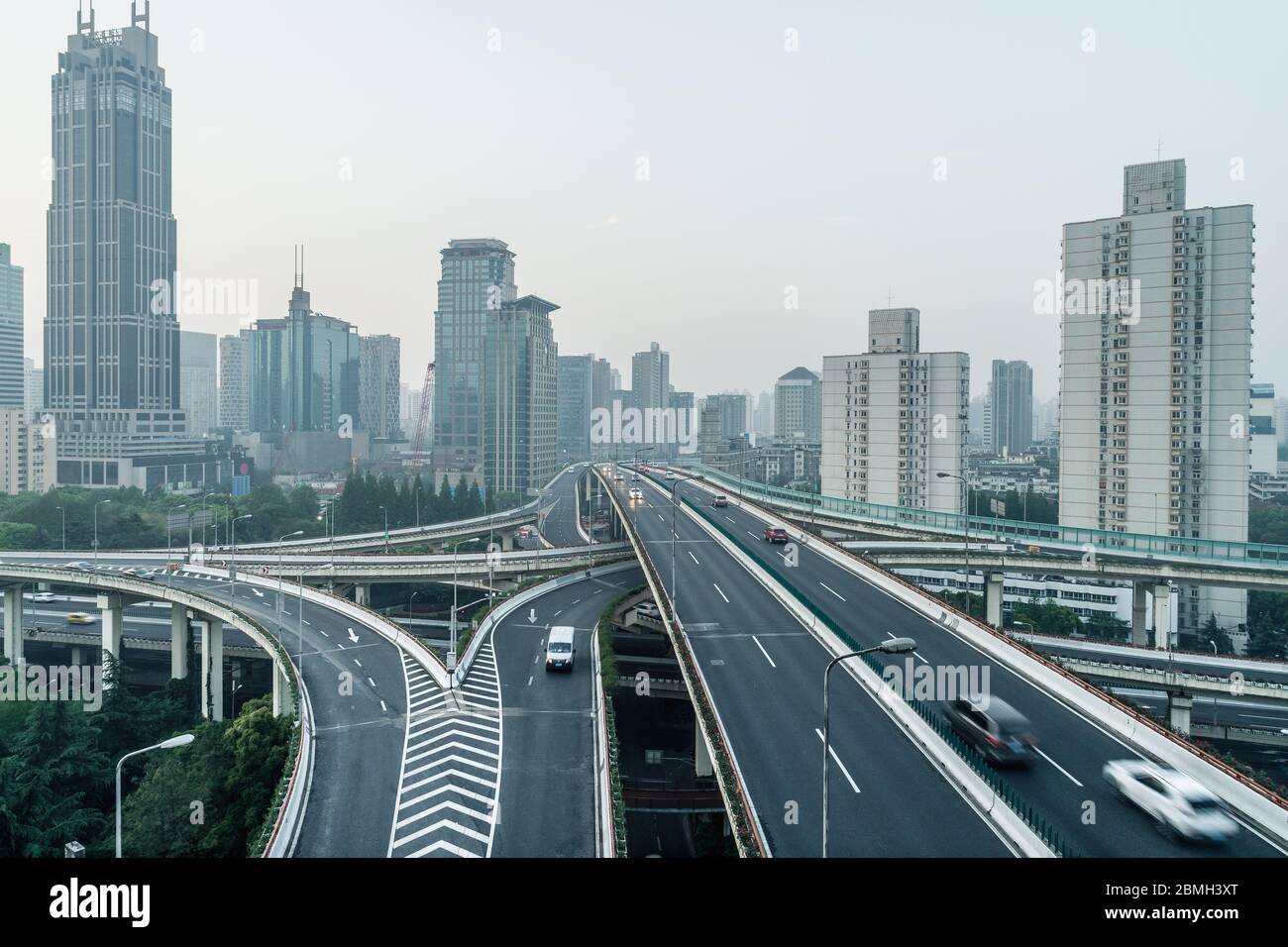 Shanghai highway bridge architecture hi-res stock photography and ...