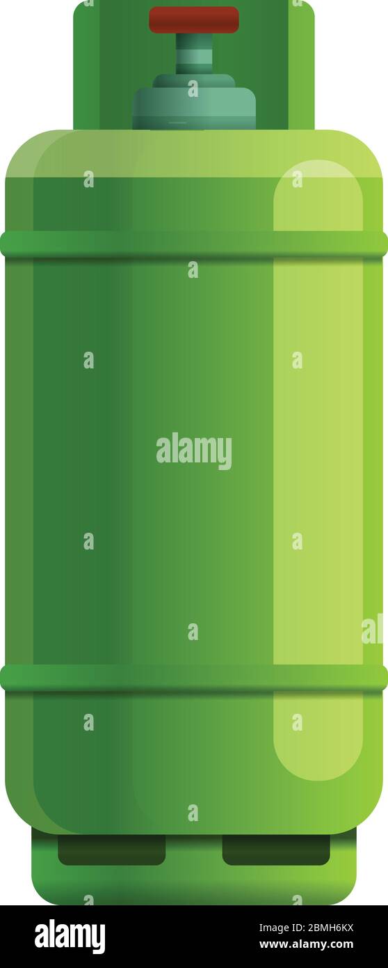 Barrel gas cylinder icon. Cartoon of barrel gas cylinder vector icon ...