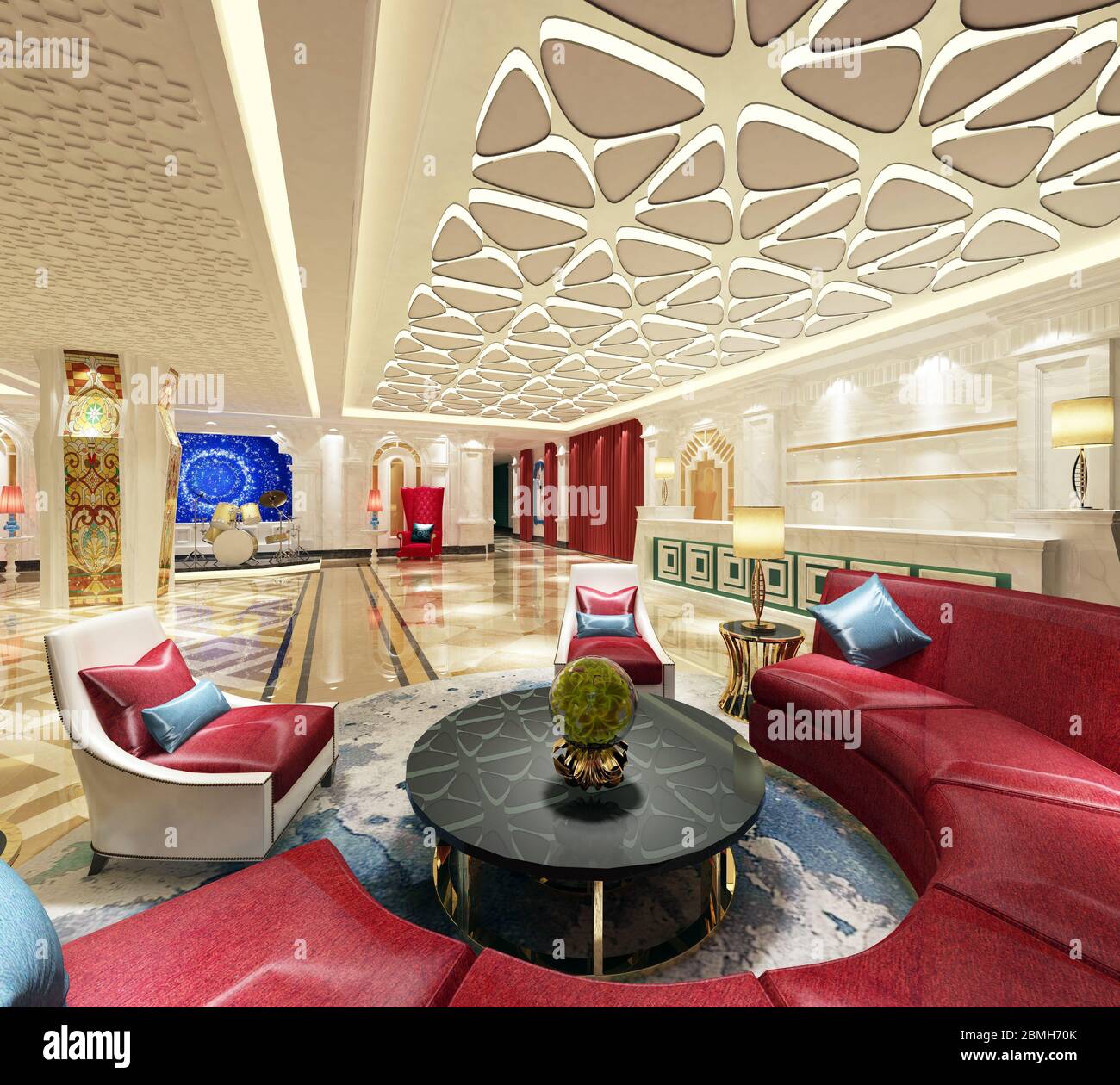 empty lobby interior Stock Photo - Alamy