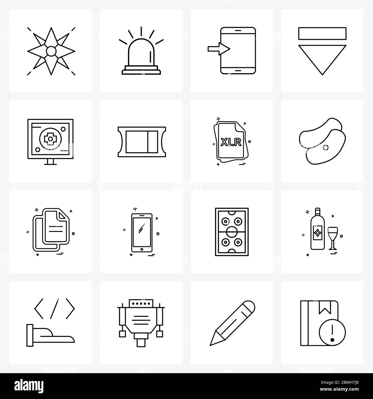 16 Universal Icons Pixel Perfect Symbols of ecommerce, monitor, arrow ...
