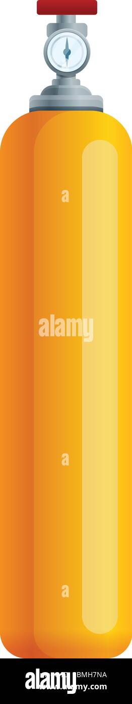 Balloon gas cylinder icon. Cartoon of balloon gas cylinder vector icon ...