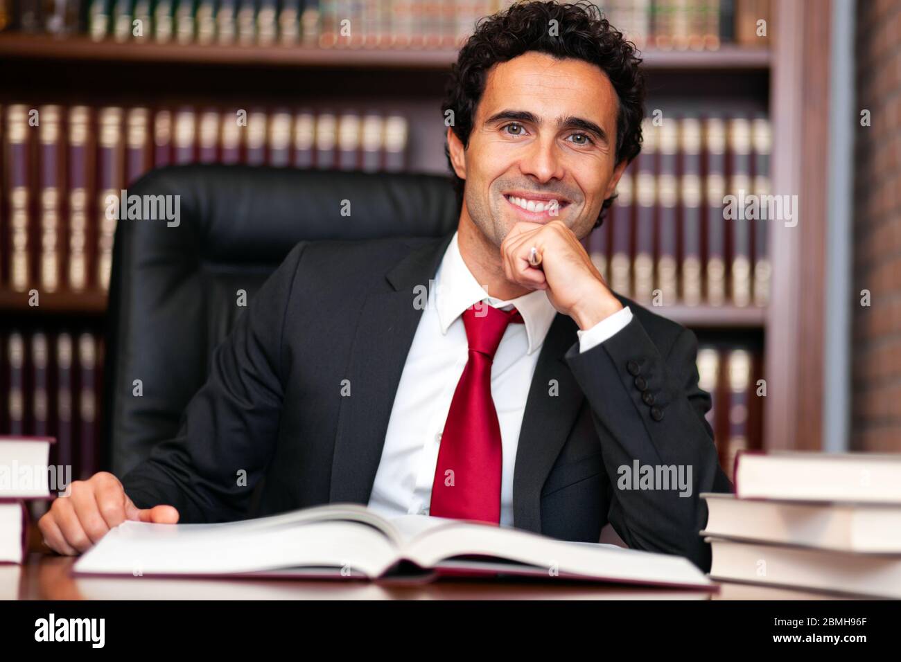 Successful lawyer portrait in studio hi-res stock photography and ...
