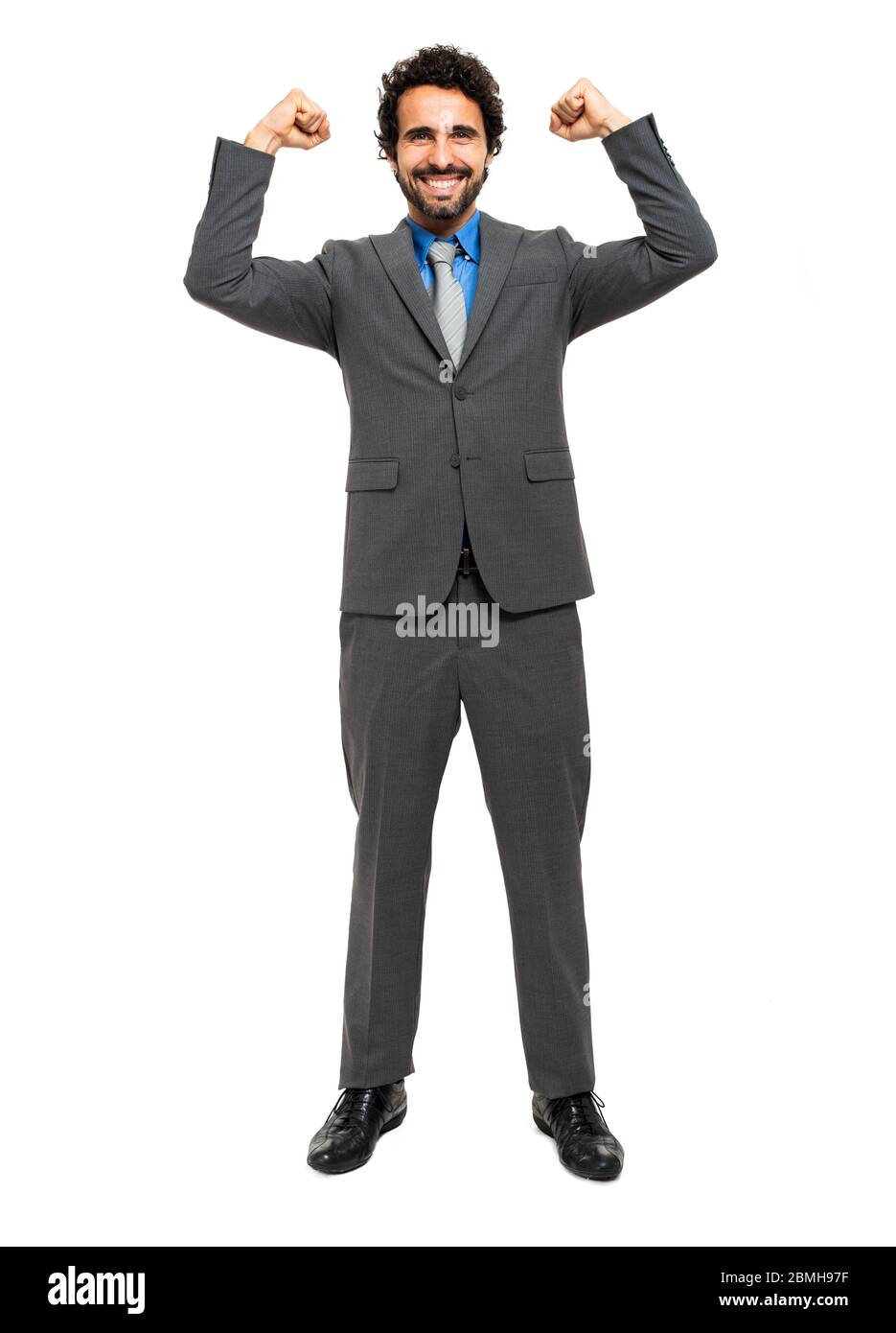 Successful man open arms hi-res stock photography and images - Alamy