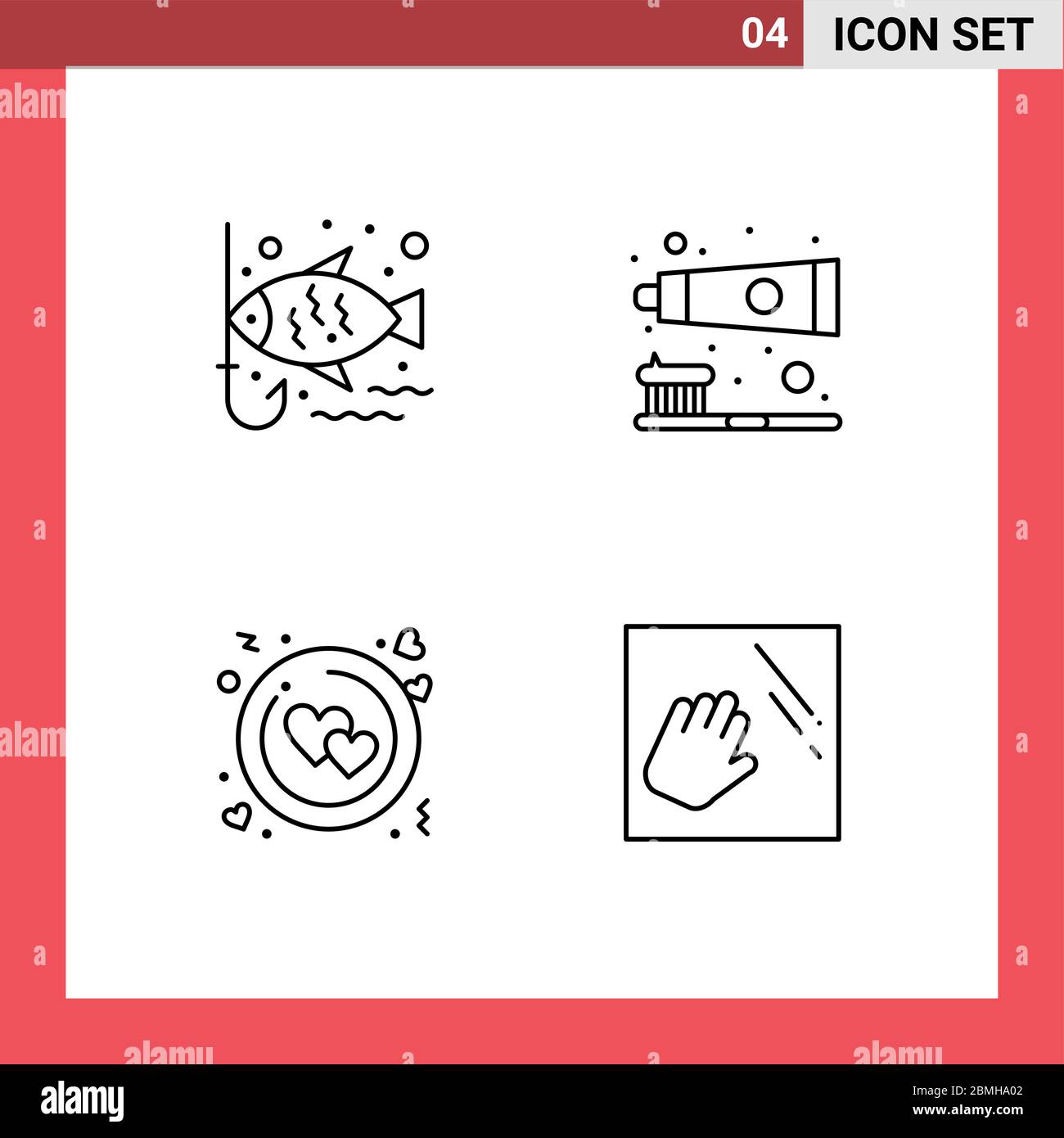 Brush tooth fish Stock Vector Images - Alamy