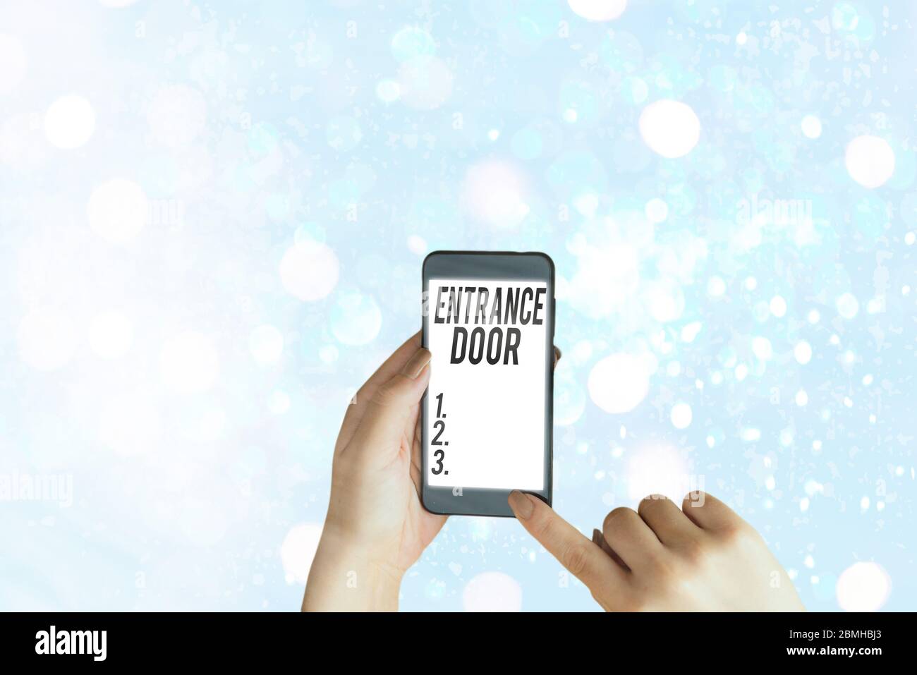 Writing note showing Entrance Door. Business concept for Way in Doorway ...