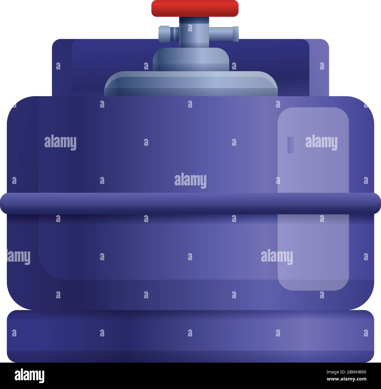 Oxygen gas cylinder icon. Cartoon of oxygen gas cylinder vector icon ...