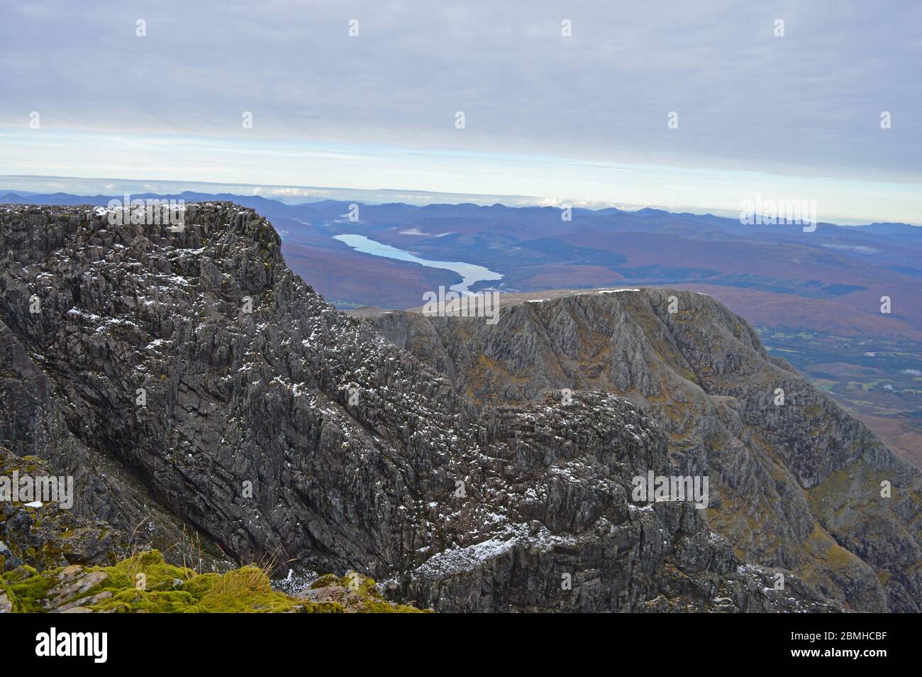 Views of ridge Carn Dearg on Ben Nevis Stock Photo - Alamy