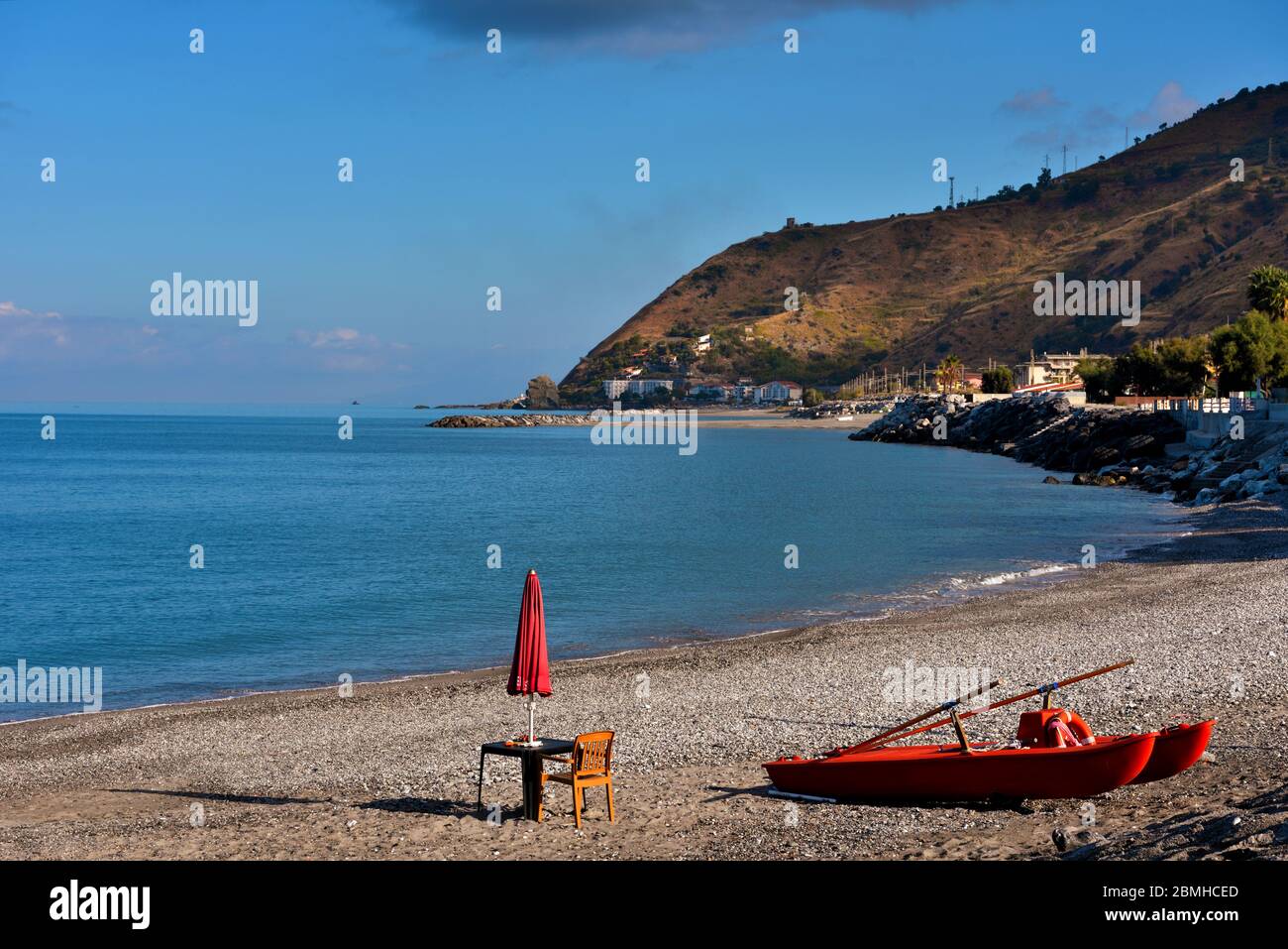 beach of Amantea Calabria Italy Stock Photo - Alamy