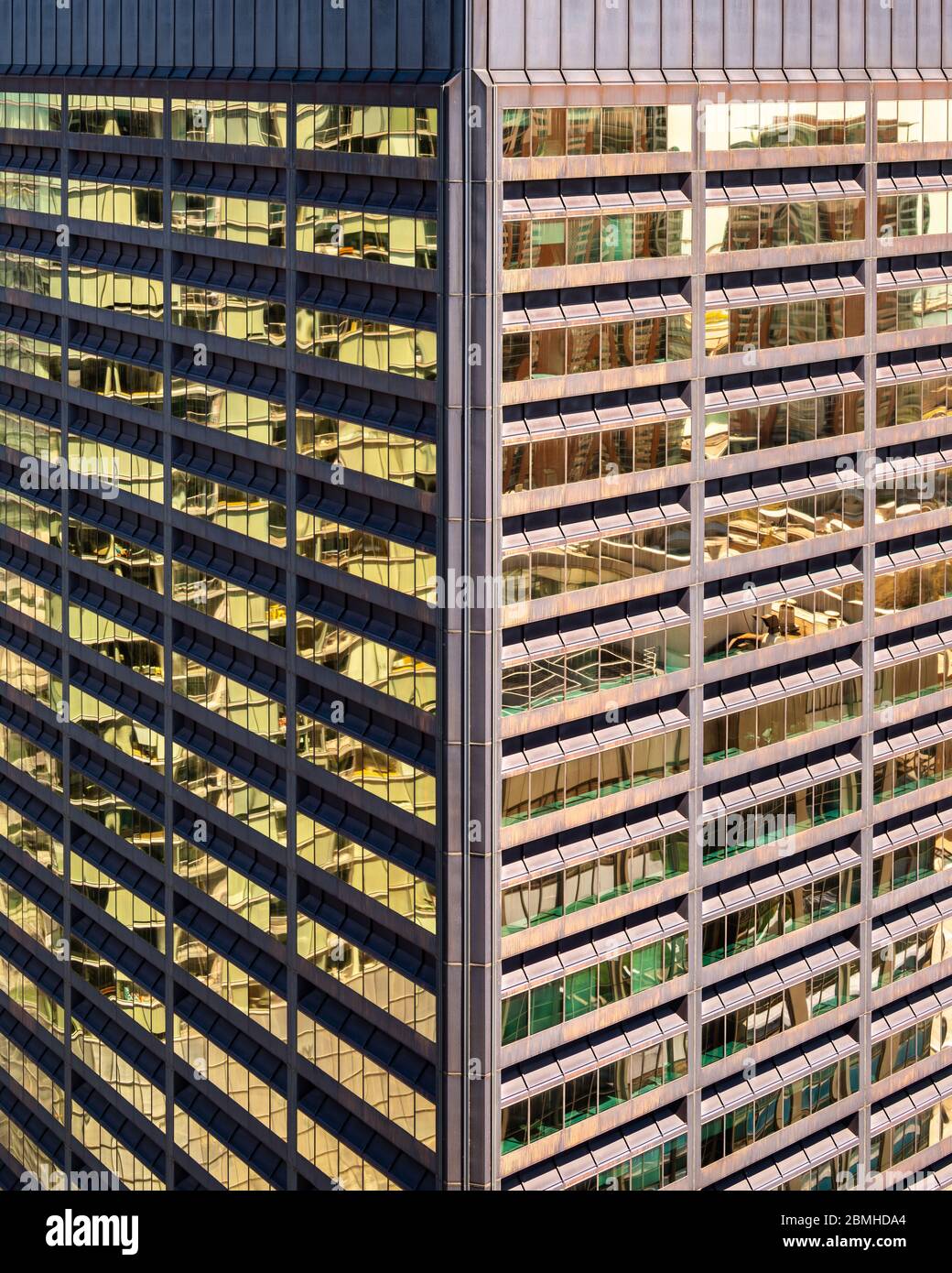 Detail of the Time Life Building designed by Harry Weese Stock Photo ...