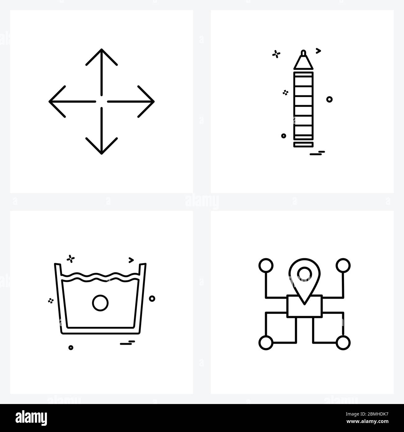 Pencil glass of water Black and White Stock Photos & Images - Alamy