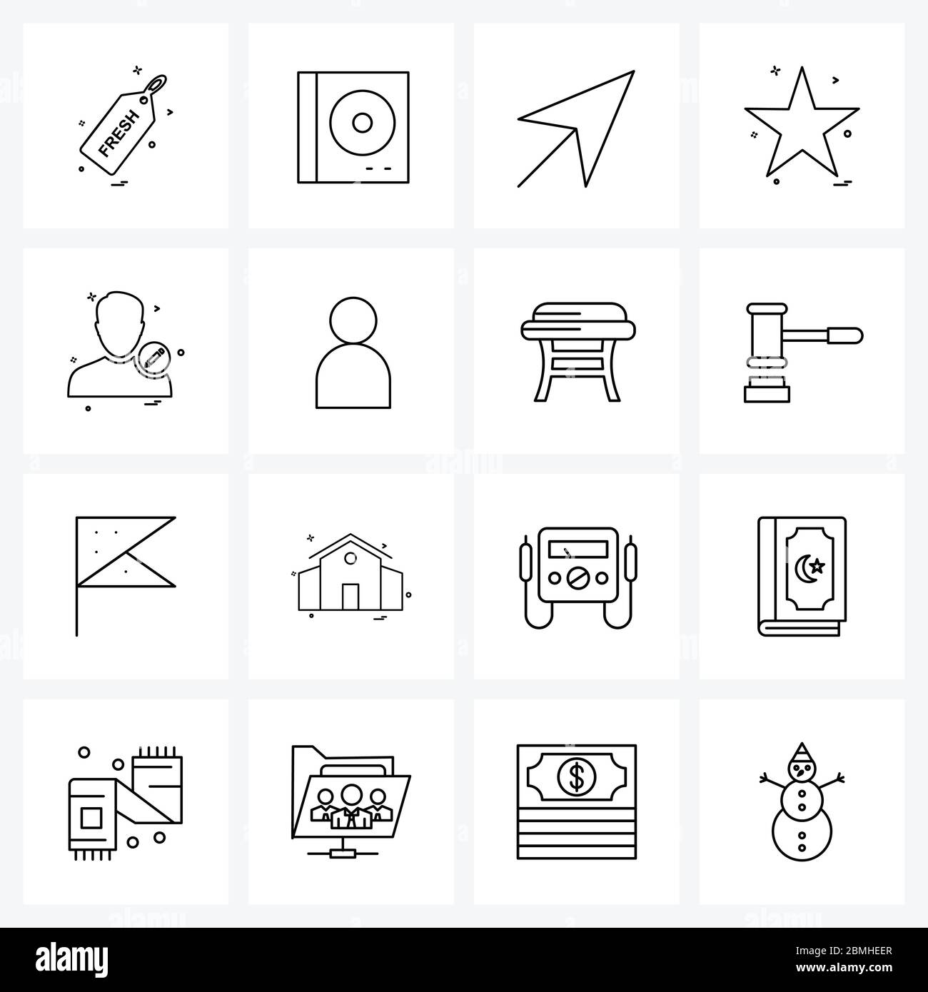 16 Universal Icons Pixel Perfect Symbols of avatar, rate, stationery ...
