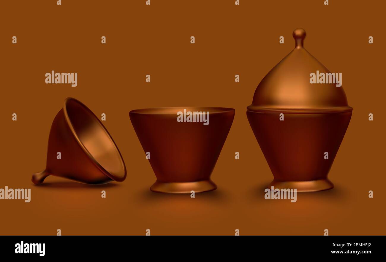 Set old vintage copper Stock Vector Images - Alamy