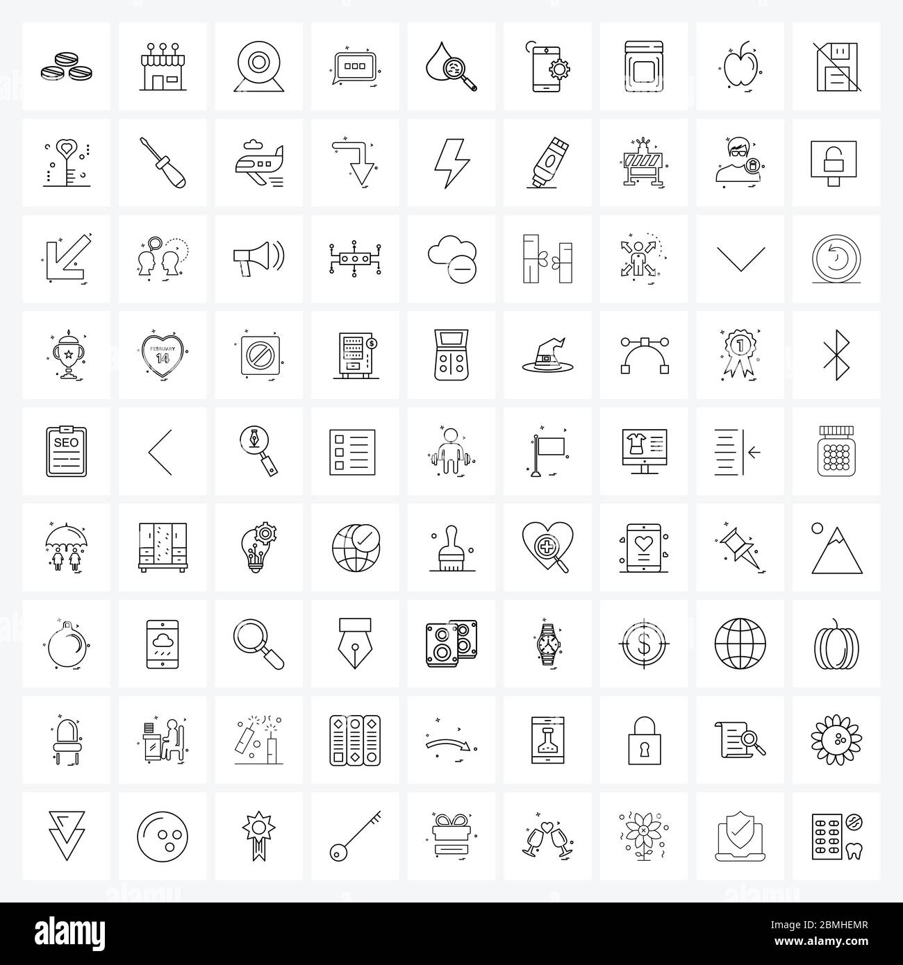 Apple store of candy Stock Vector Images - Alamy