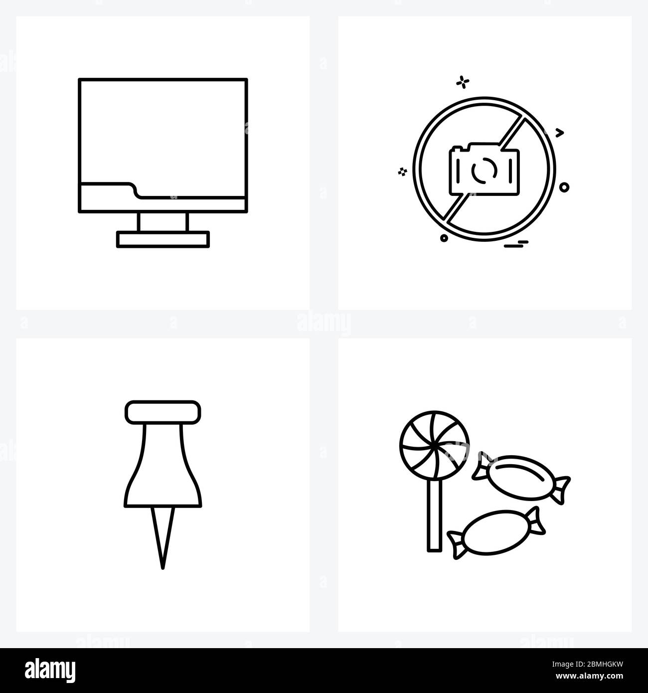 Pinned photo Stock Vector Images - Alamy