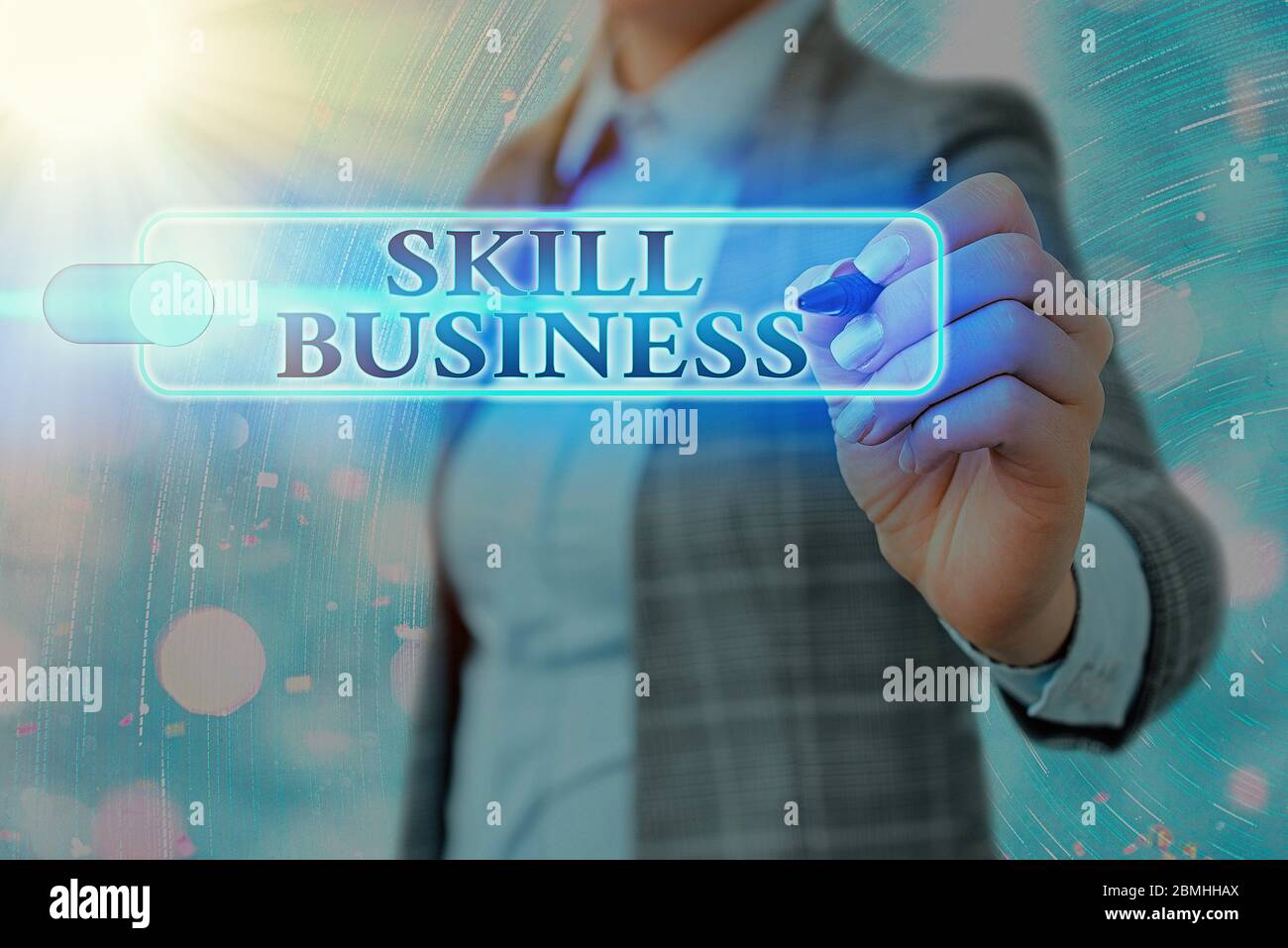 Writing note showing Skill Business. Business concept for Ability to ...