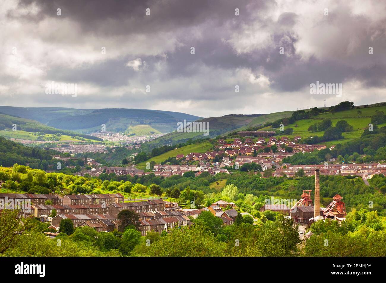 Colliery Pit, Rhondda Heritage Park, Rhonnda Valley, South Wales, UK ...