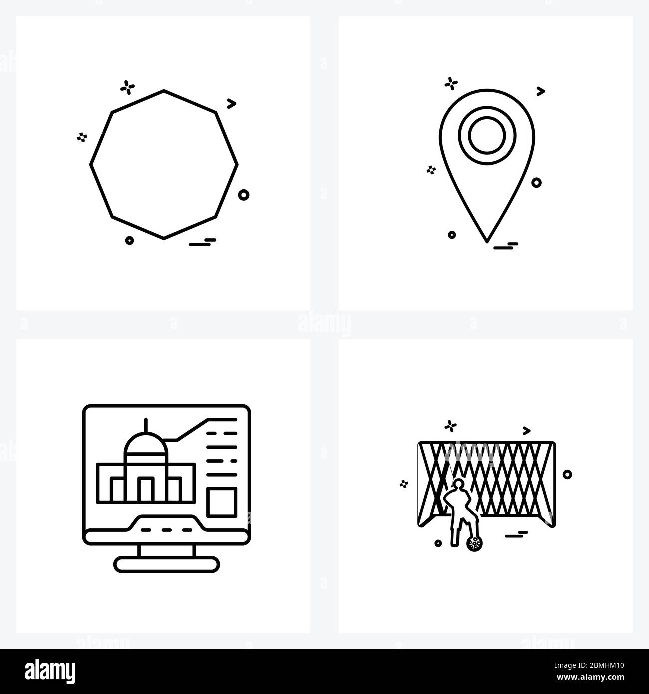 Hexagon map Black and White Stock Photos & Images - Alamy