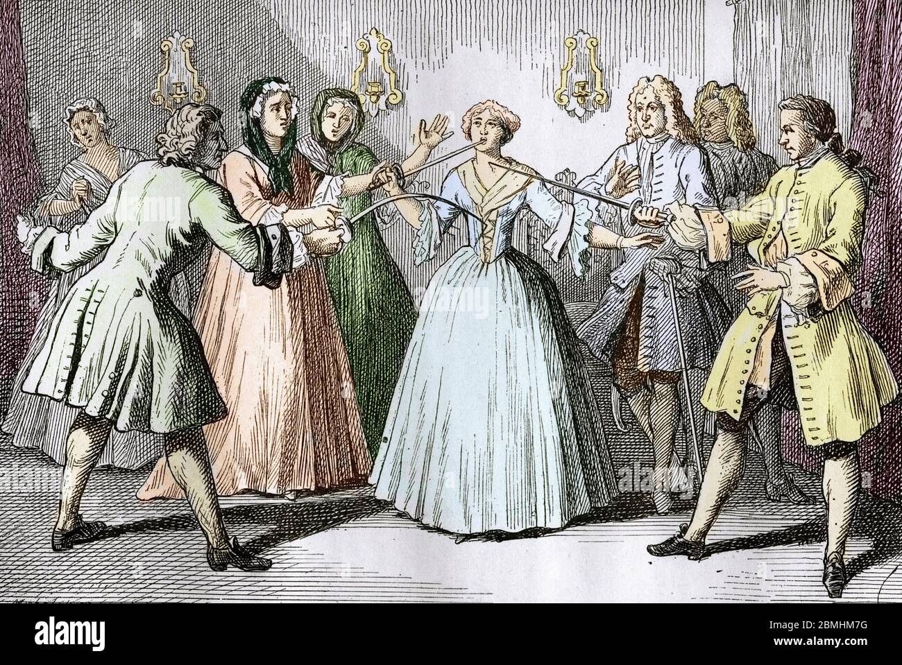 Convulsionnaire janseniste (ou de saint Medard) (Oeuvres des ...