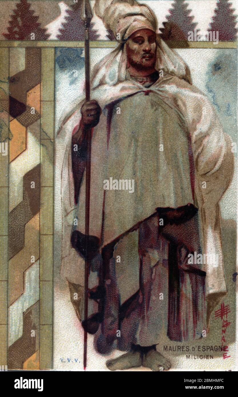 "representation d'un milicien maure, Espagne musulmane" (Medieval ...