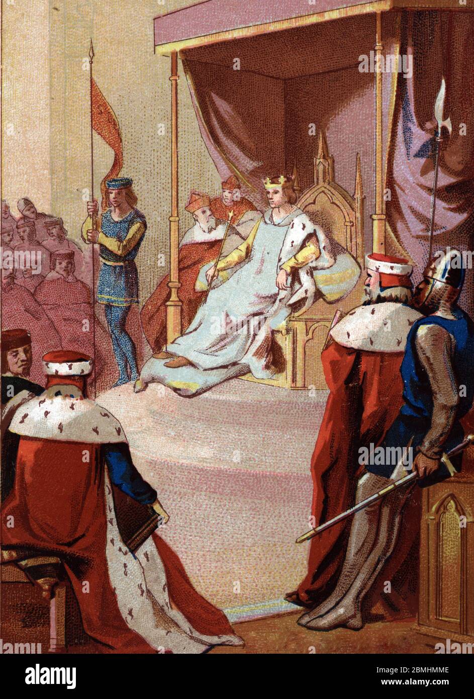 "Premiere reunion des Etats generaux (Parlement de Paris) le 10/04/1302 ...