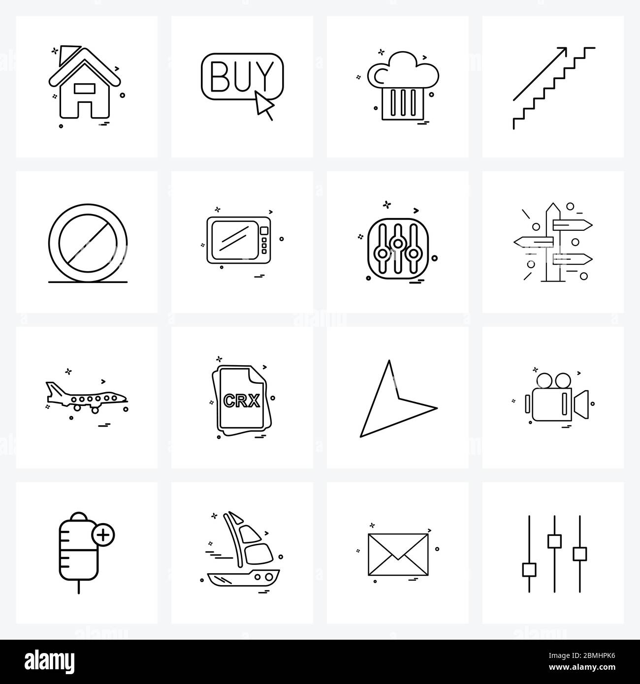 Isolated Symbols Set of 16 Simple Line Icons of user, interface, beer ... Isolated Symbols Set of 16 Simple Line Icons of user, interface, beer ...