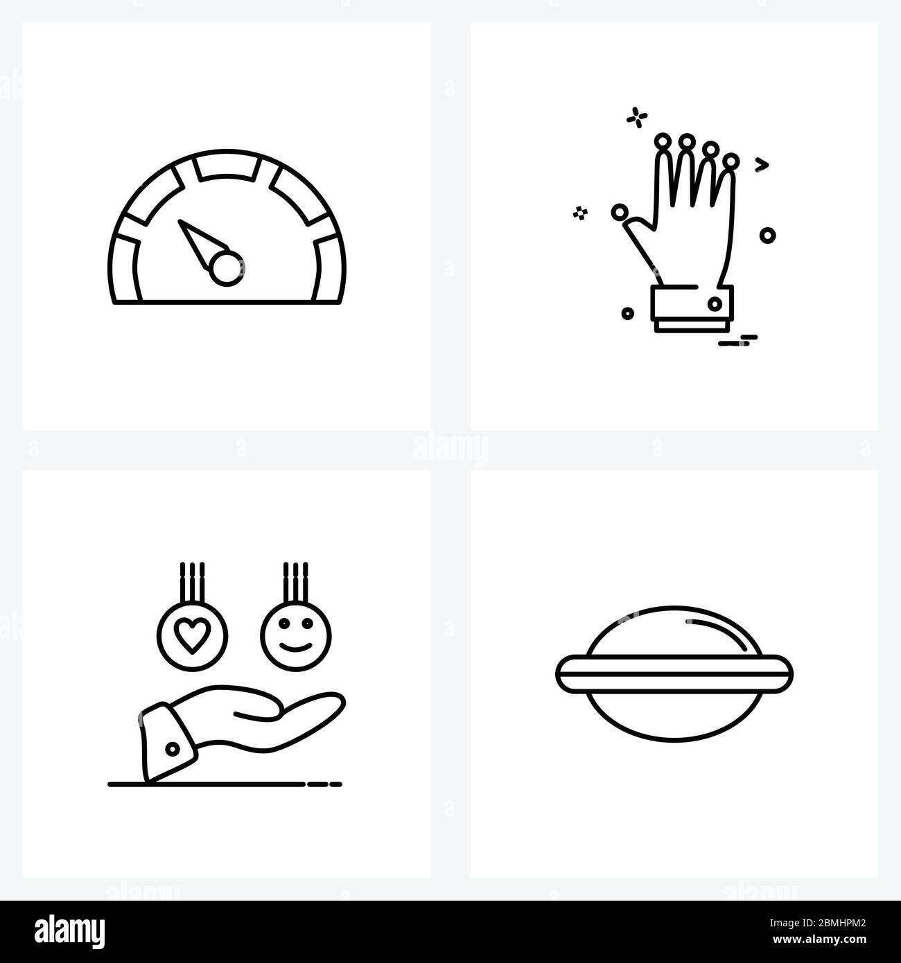 Modern food hands meal Stock Vector Images - Alamy