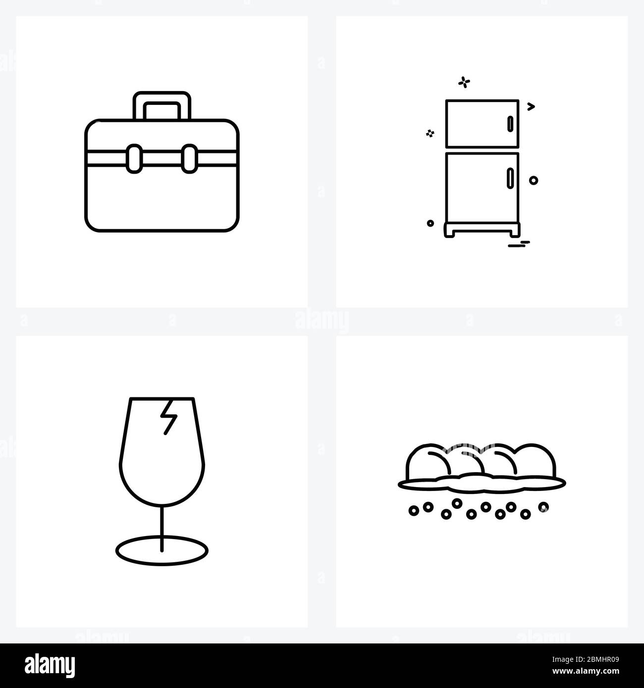 Broken furniture glass Stock Vector Images - Alamy