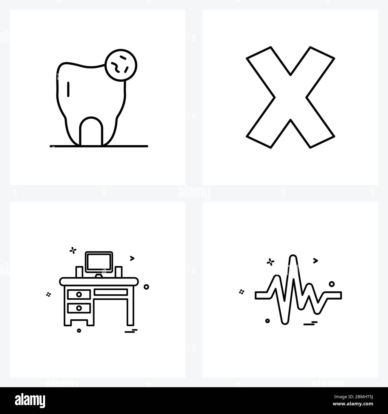 Ecg heart symbols Black and White Stock Photos & Images - Alamy