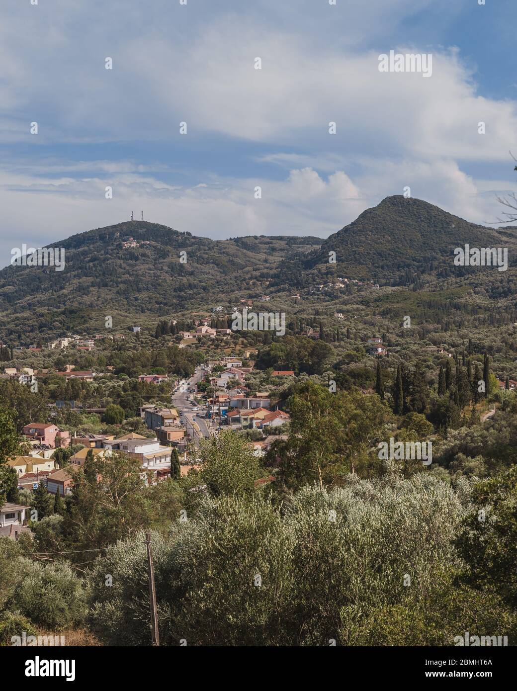 The image depicts the road heading to Messonghi. Great image to ...