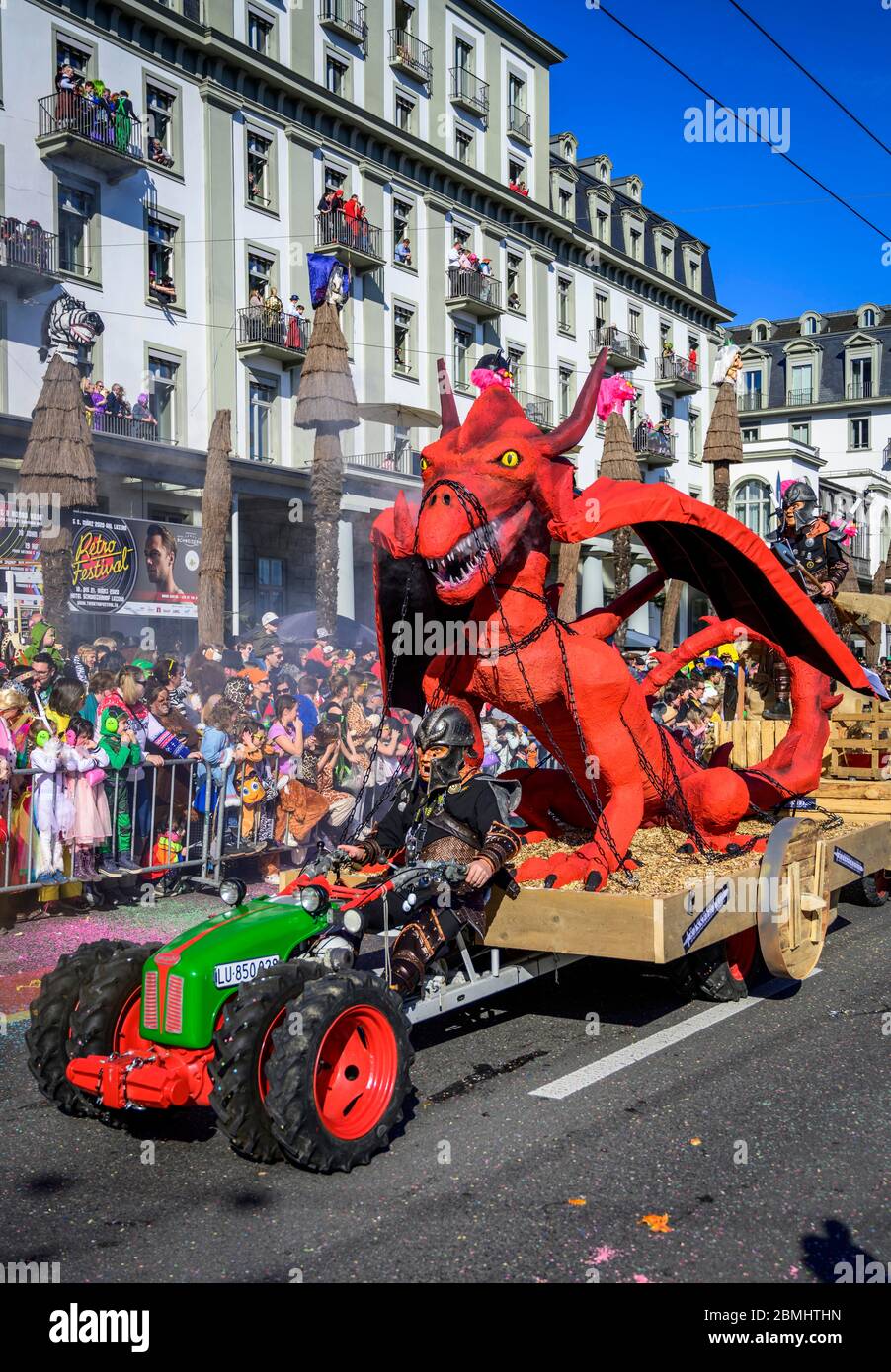 Dragon figure on float hi-res stock photography and images - Alamy