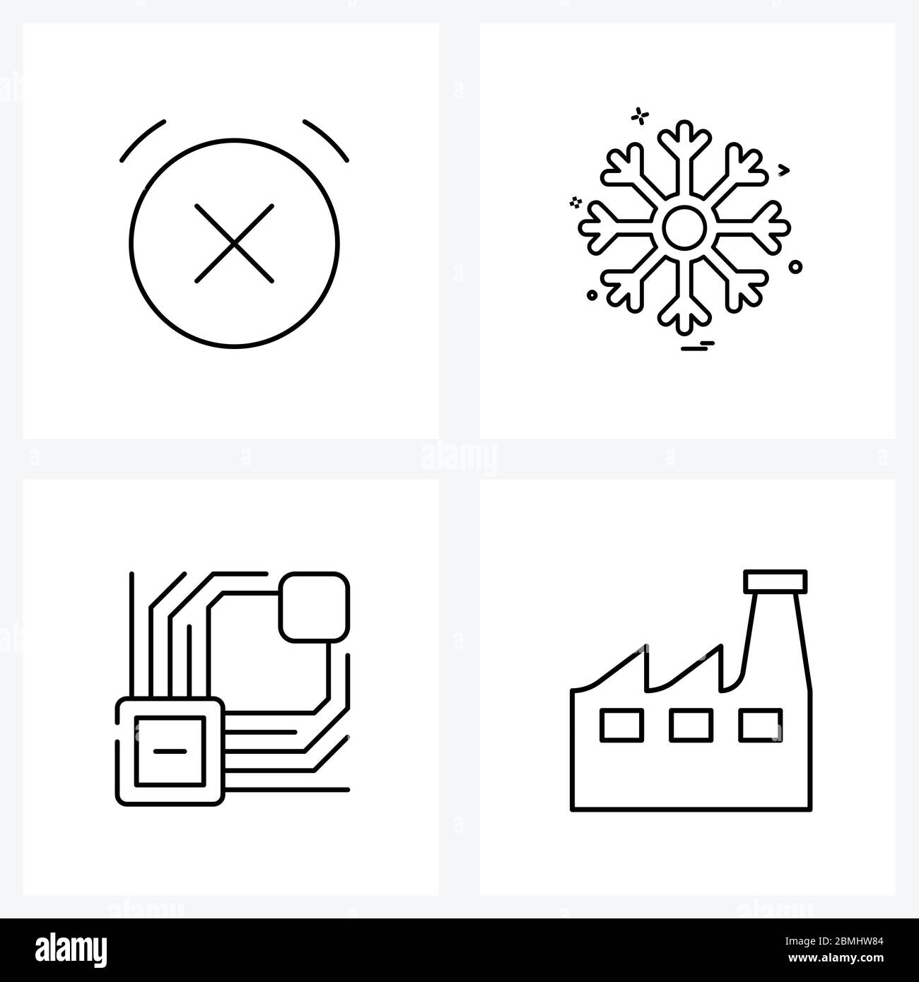 Ice production building Stock Vector Images - Alamy