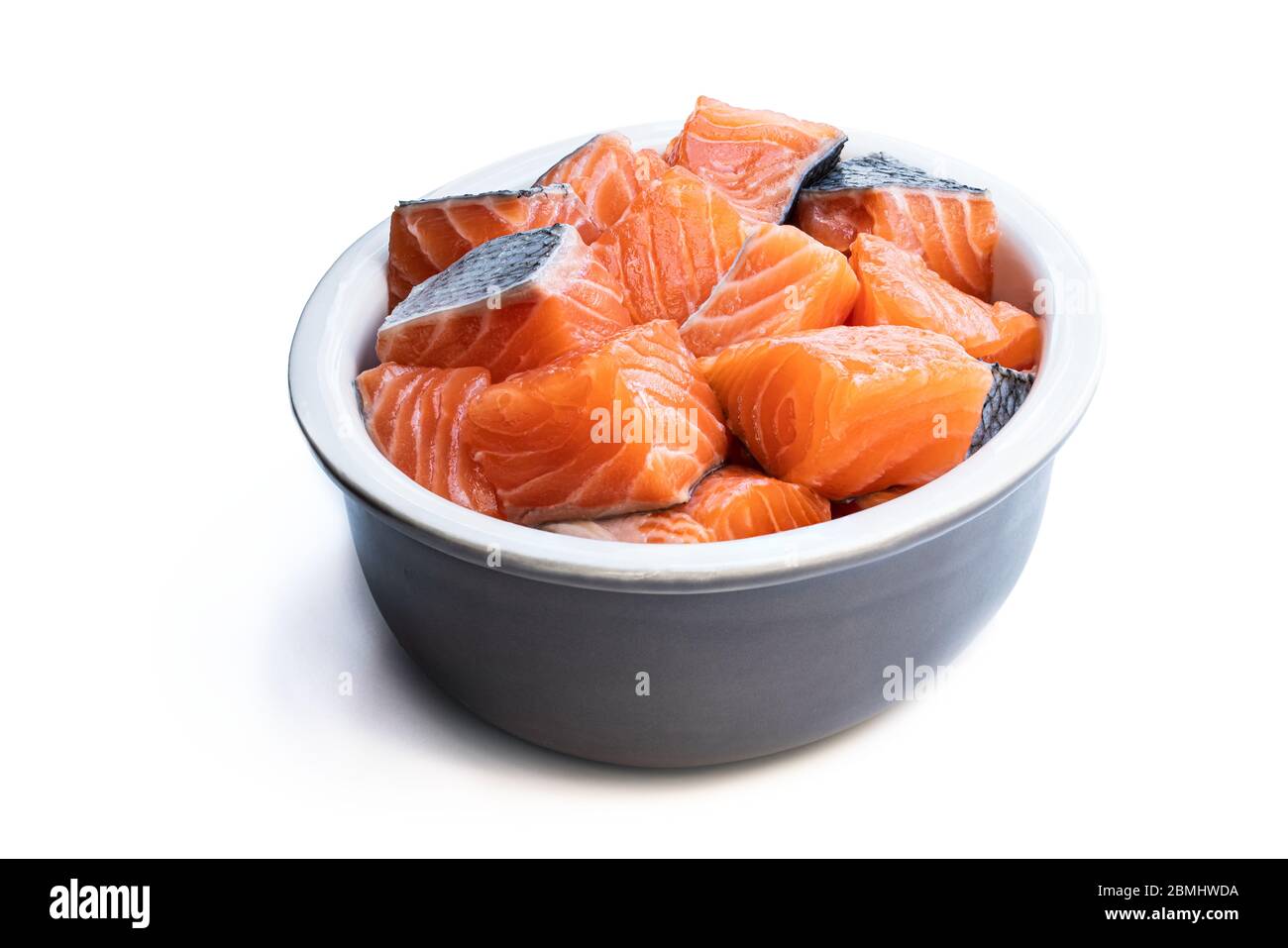 Fish cubes Cut Out Stock Images & Pictures - Alamy
