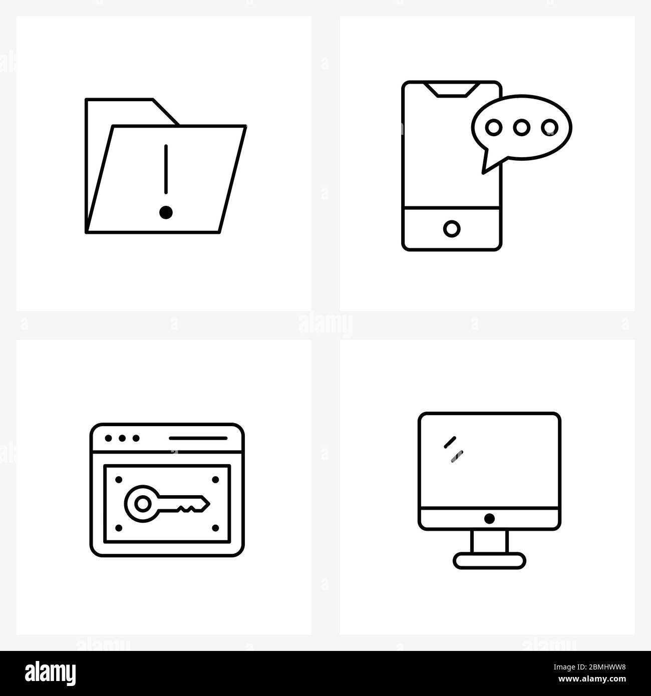 Need password Stock Vector Images - Alamy