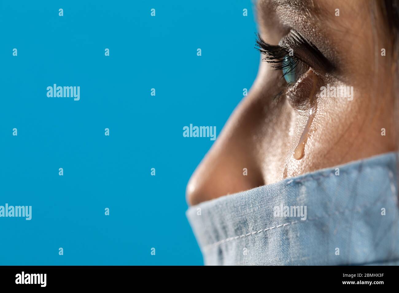 The doctor shed a tear after the death of a patient who passed away so ...