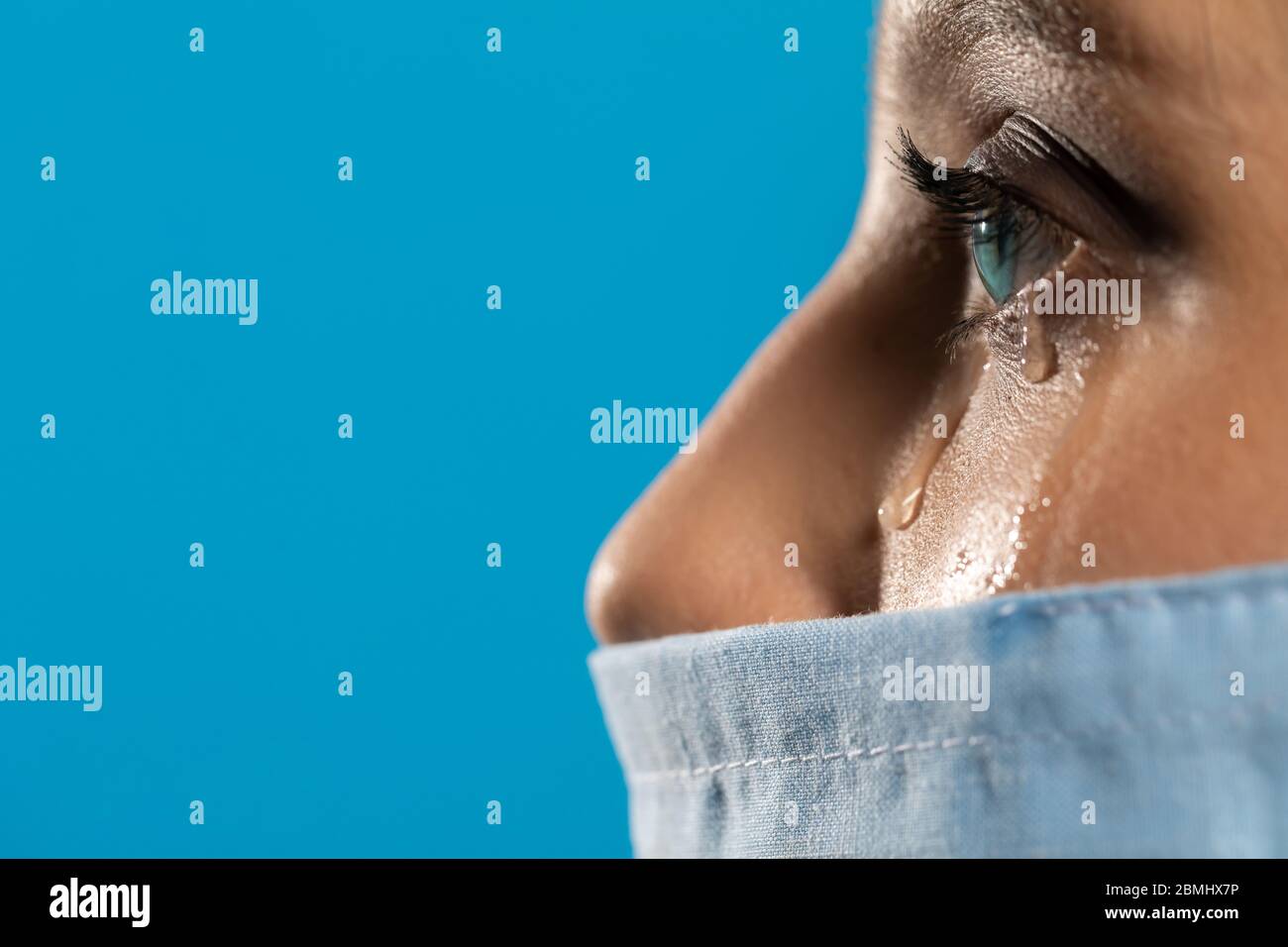 The doctor shed a tear after the death of a patient who passed away so ...