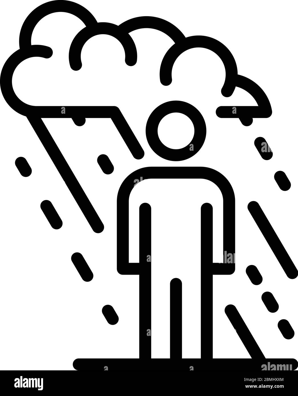 Tired of standing in line Stock Vector Images - Alamy