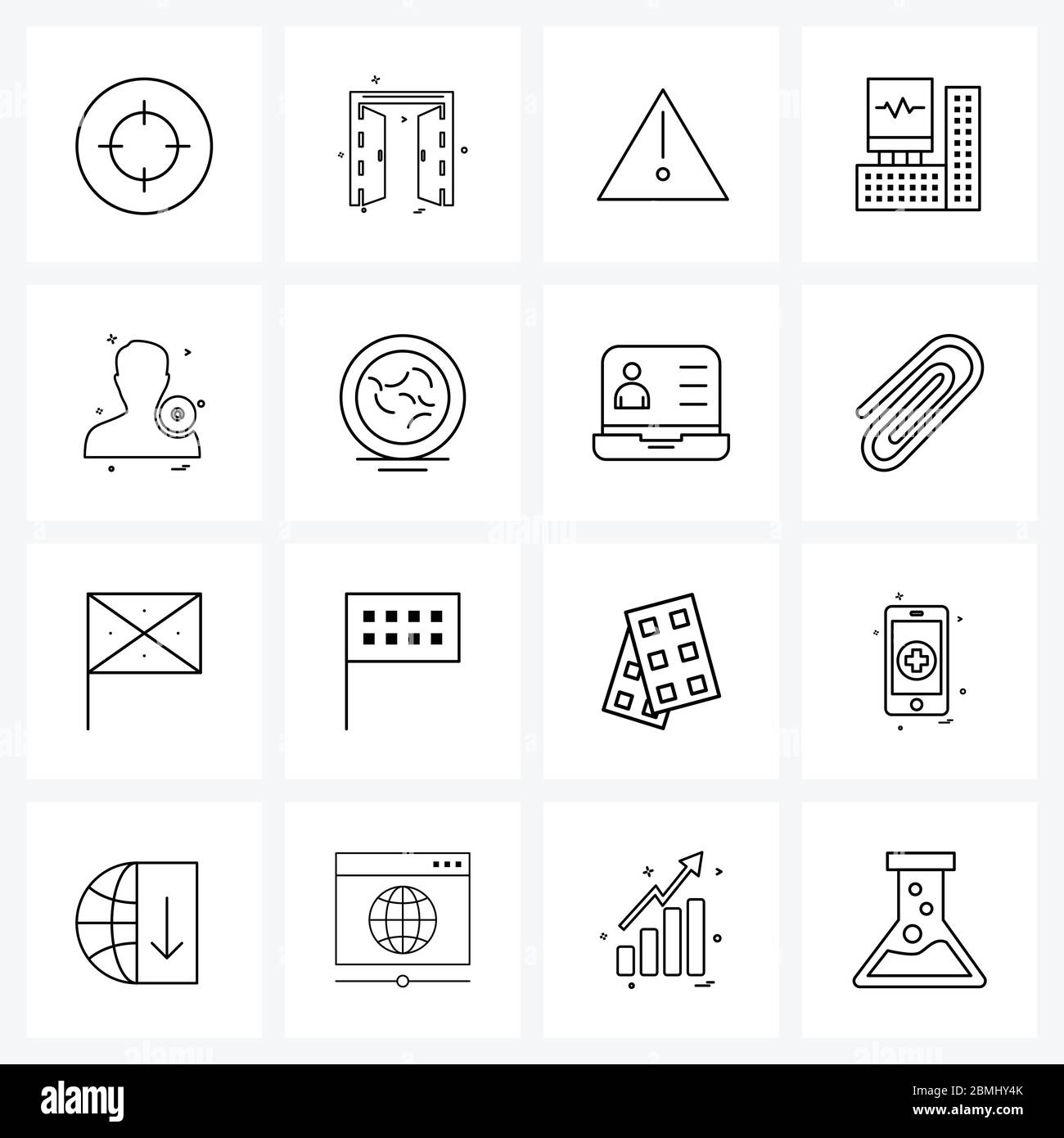 16 Editable Vector Line Icons and Modern Symbols of avatar, avatar, map ...