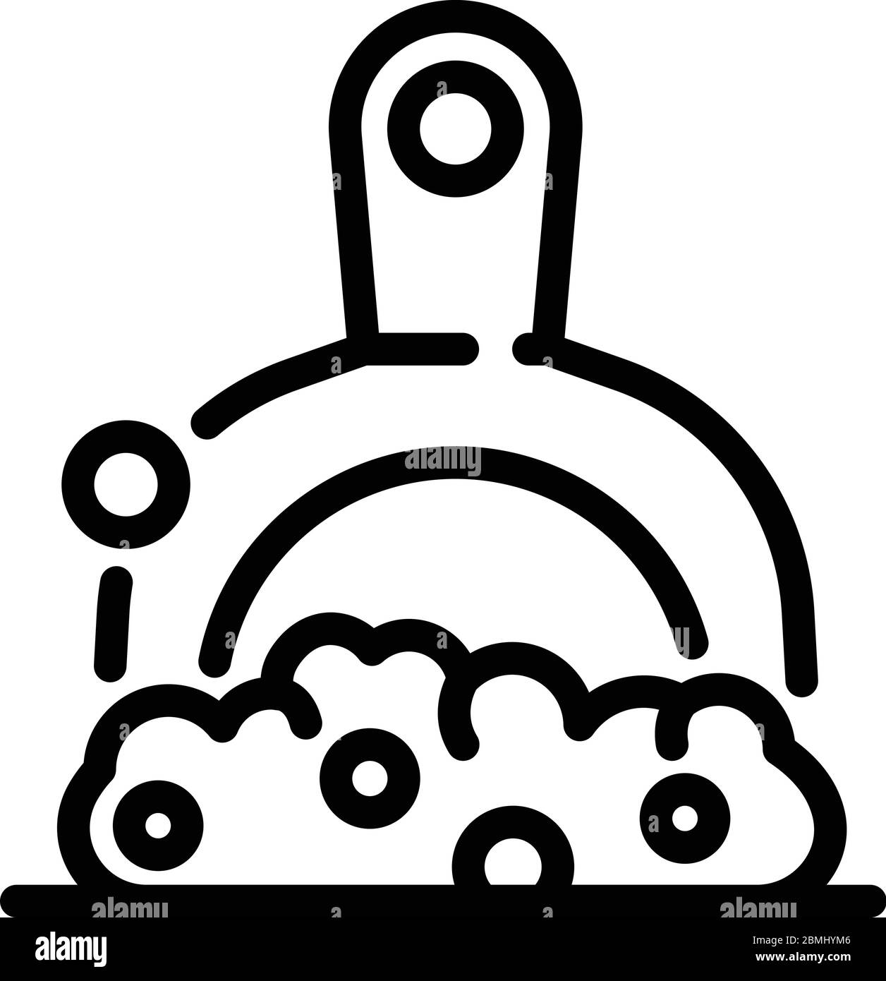 Dishwashing liquid clean plates Stock Vector Images - Alamy